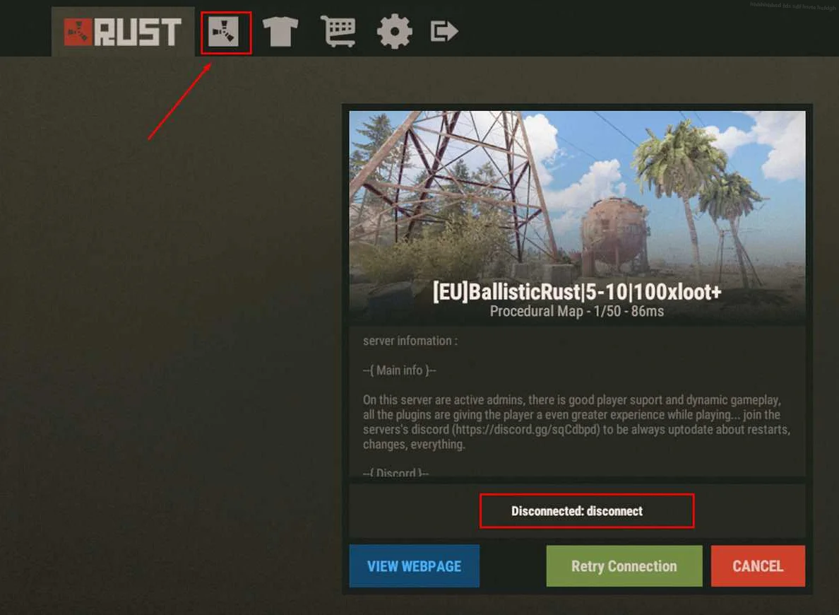 Как решить проблему "disallowed vpn proxy service rust"