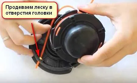 Как правильно заправить леску в триммер Patriot ET1401: шаг за шагом ...