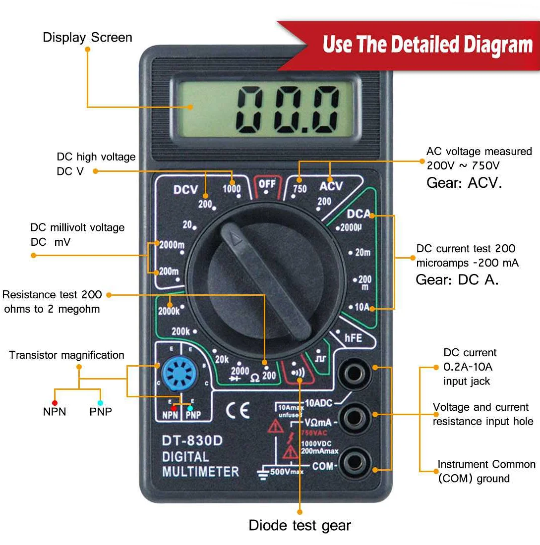 Как пользоваться Vd03 voltage tester: подробная инструкция