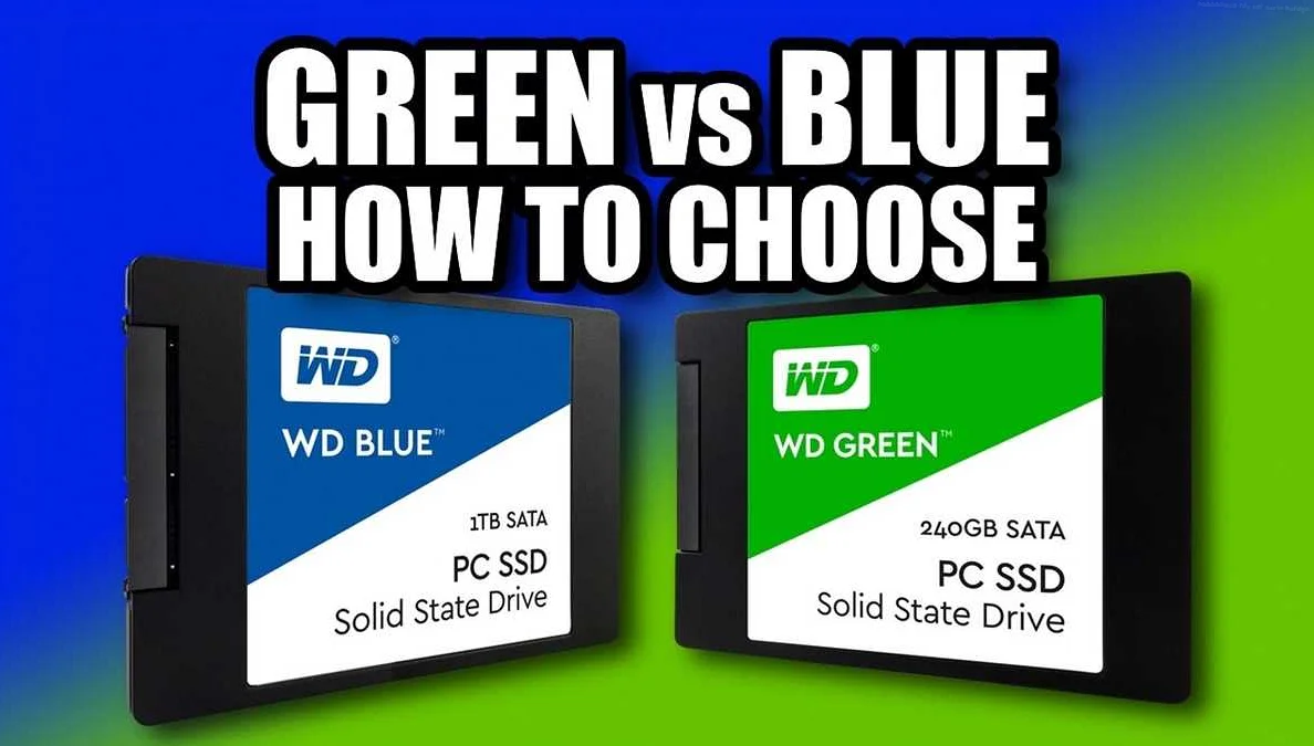 Чем отличаются SSD диски WD Green и WD Blue
