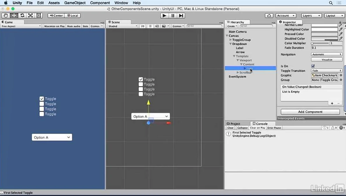 Вкладка hierarchy в unity: за что отвечает и как ее использовать